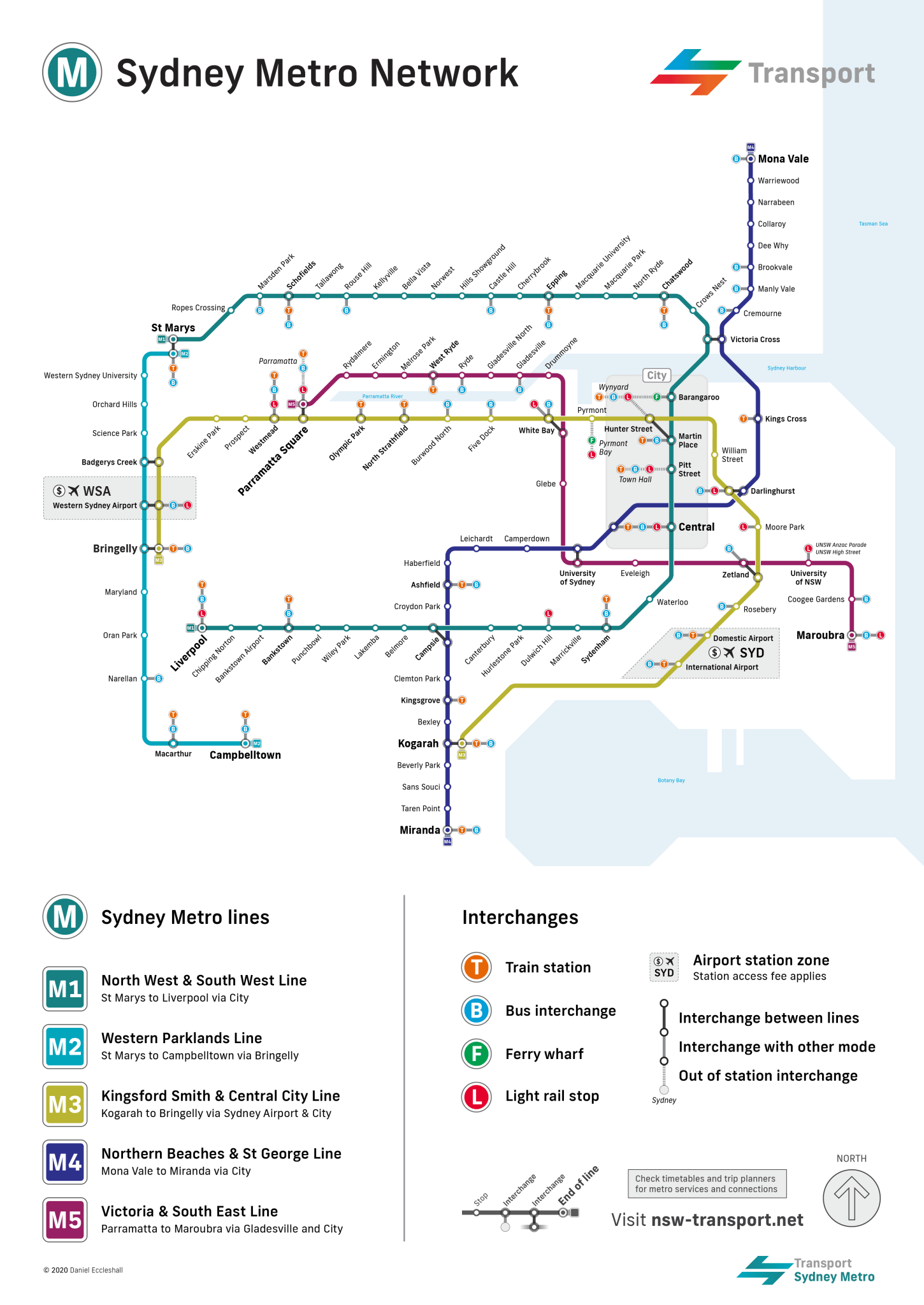 Metro & Train Maps – NSW Transport