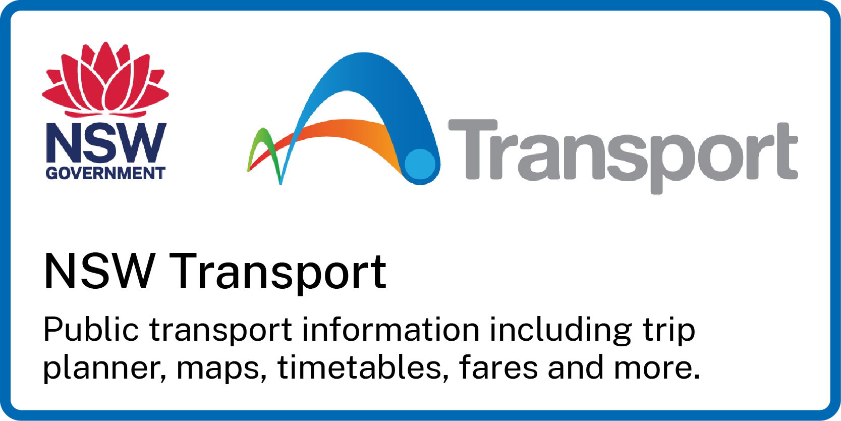 Useful Sites – NSW Transport